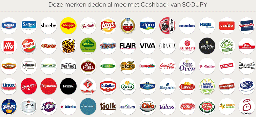 SCOUPY cashback integrated in OrangeBuddies Media cashback websites